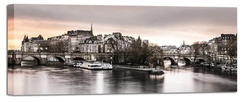 Obraz Styler Canvas Paris City, 60 x 150 cm