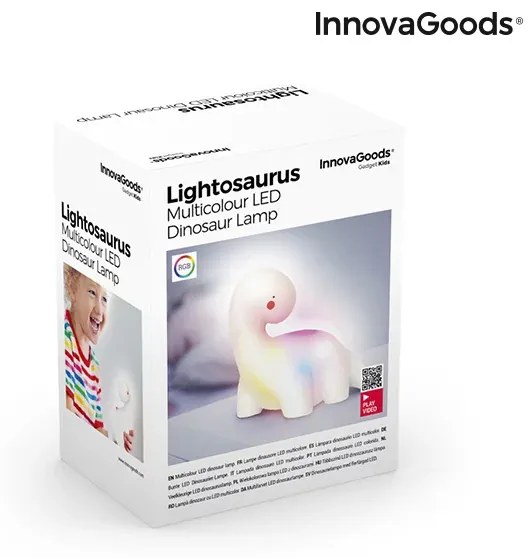 Dětská vinylová lampička Lightosaurus - dinosaurus - InnovaGoods