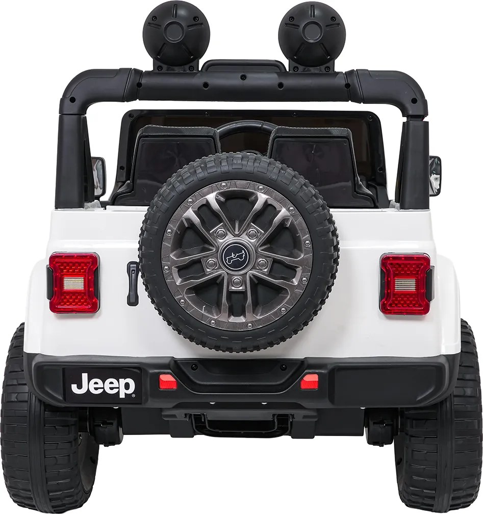 Ramiz Jeep Wrangler Rubicon LIFT elektrické autíčko pro děti bílé