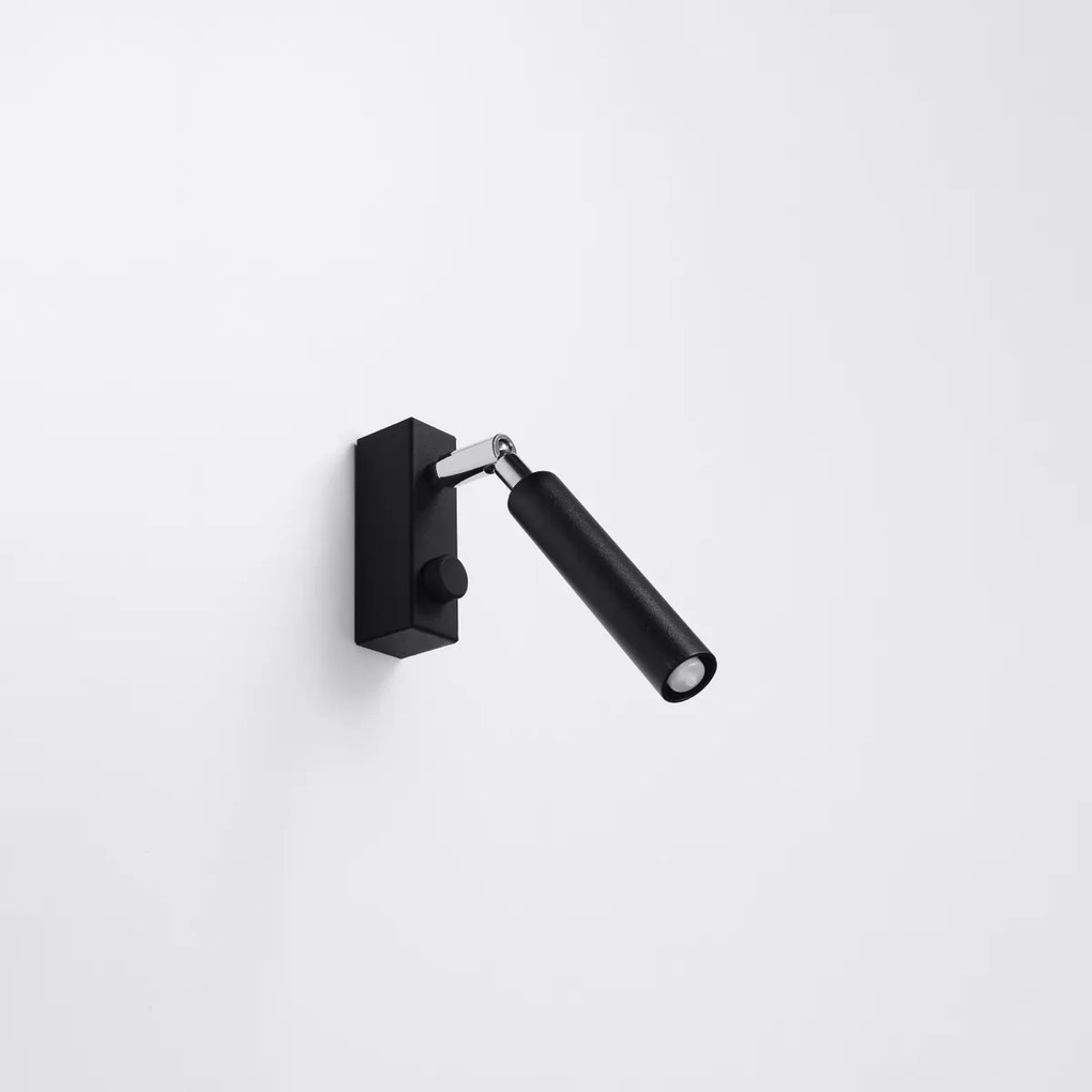 Sollux Lighting Nástěnné svítidlo EYETECH 1 Černá