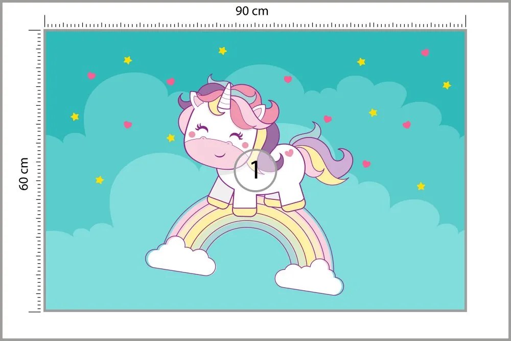 Fototapeta Cornelia Unicorn Hladký vinyl 300x210