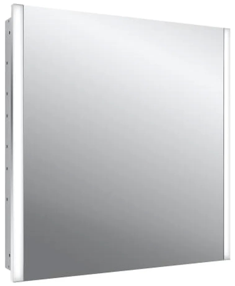 Emco Select - Vestavěná LED podsvícená zrcadlová skříňka 600mm bez Bluetooth, zrcadlová 949705003