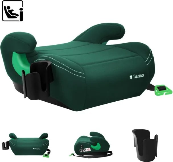 Dětský podsedák do auta Cabby 25 zelený