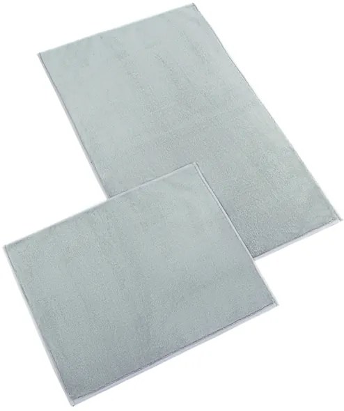 Bellatex koupelnové předložky BANYGOLD bez výkroje sada 60x100, 60x50 cm Světle šedá