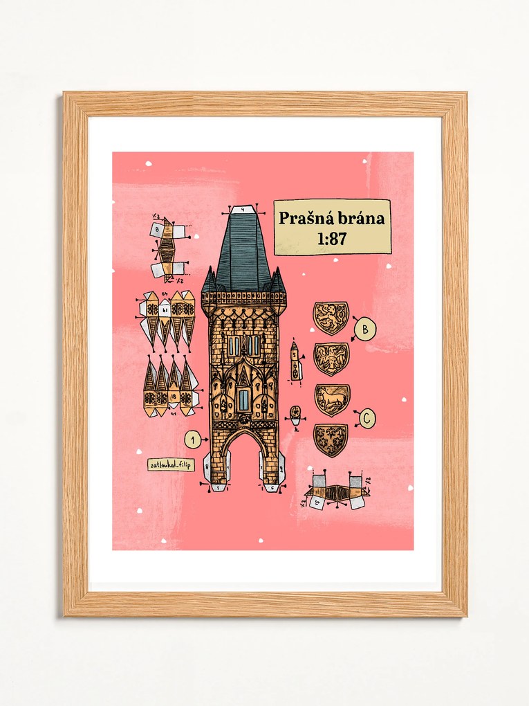 Filip Zatloukal | Prašná brána Rám: Bez rámu, Velikost: 70 x 50 cm