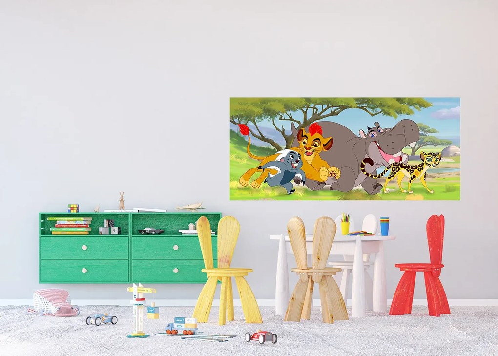 Dětská vliesová fototapeta na zed' Lví hlídka, Disney | 202 x 90 cm | DFTDNH 5368