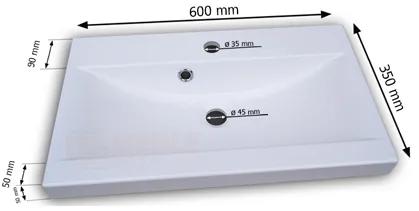 Ral Koupelnové umyvadlo GS 60 cm