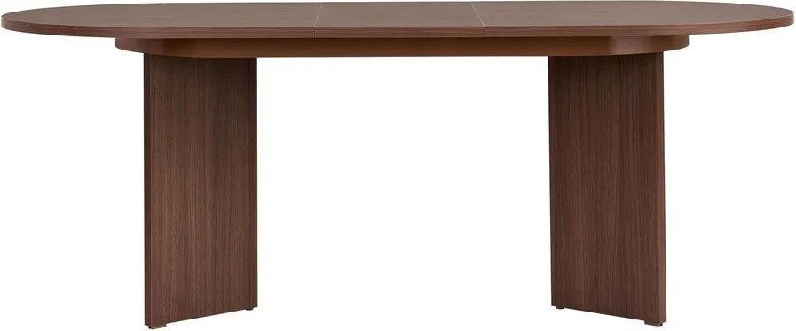 Rozkládací jídelní stůl s přídavnou deskou v dekoru ořechu 90x160 cm Sorell – Kalune Design