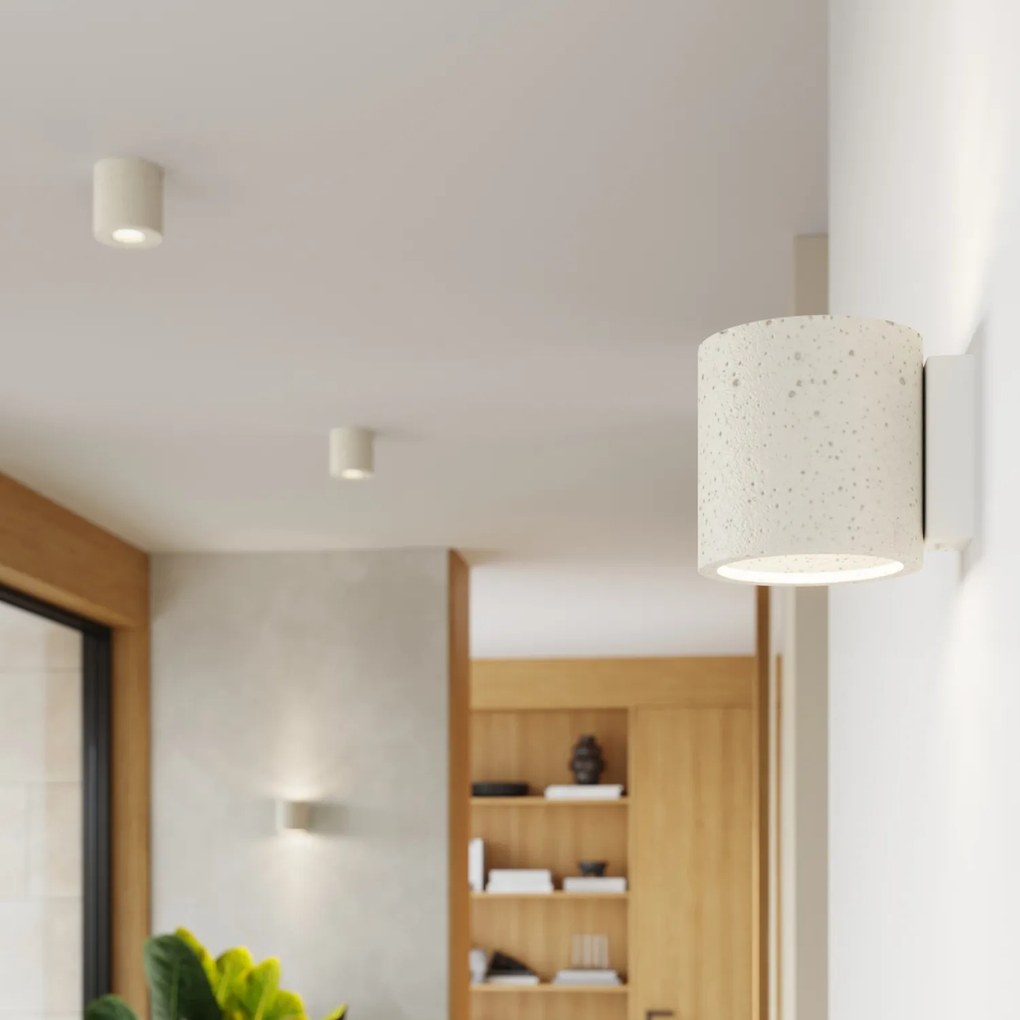 Sollux Lighting Stropní lampa ORBIS betonová béžová