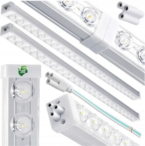 2x LED panelové svítidlo 60cm 18W 1800lm 4000k