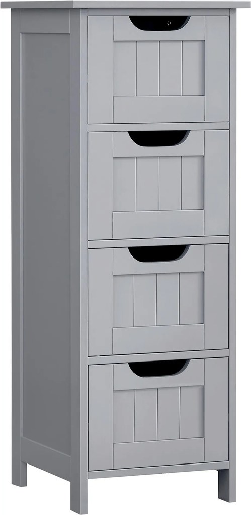 XXXLutz MIDI SKŘÍŇKA, šedá, 30/82/30 cm MID.YOU - Online Only koupelnové skříňky - 002543044602