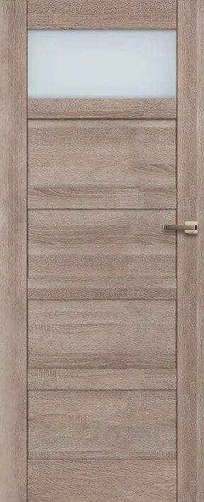 Interiérové dveře vasco doors BRAGA model 2 Průchozí rozměr: 70 x 197 cm, Orientace dveří: Levé dveře, Dekor: Dub šedý