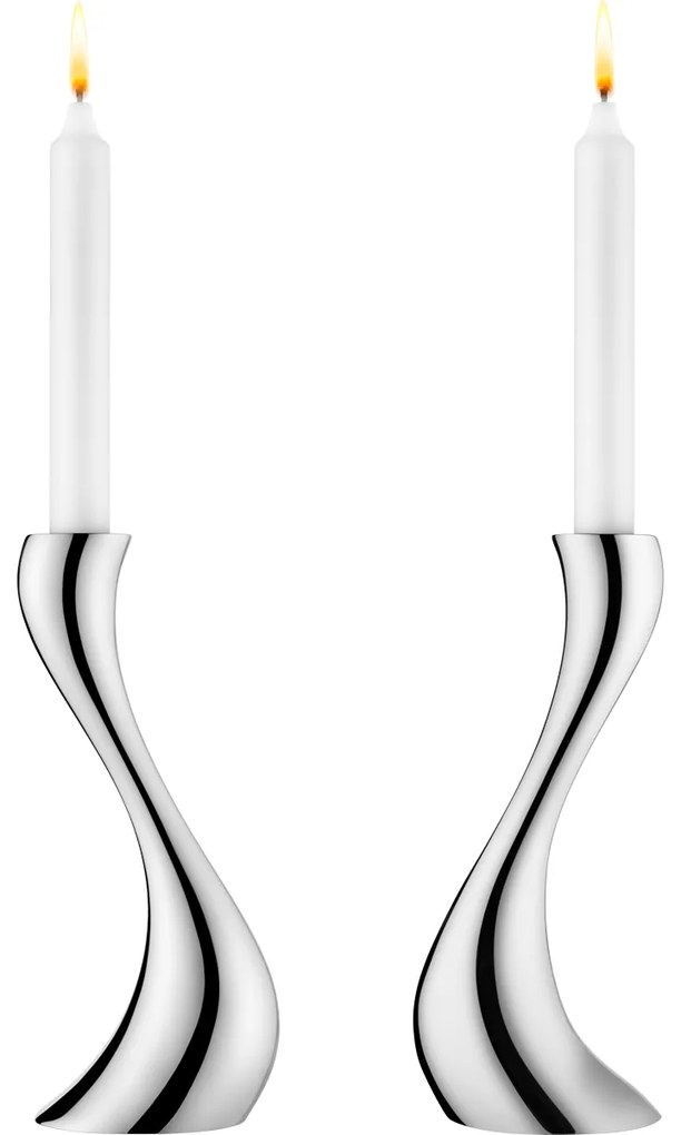 Svícen Georg Jensen Cobra set 2 ks + luxusní přívěsek