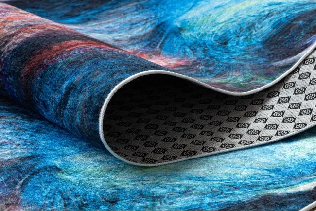 Protiskluzový běhoun LOTUS COLOR 36500 modrý / červený - hotový rozměr