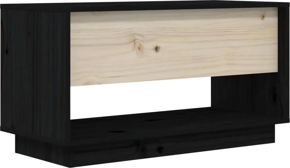 vidaXL TV skříňka 74 x 34 x 40 cm masivní borové dřevo [813843] Barva: medová hnědá