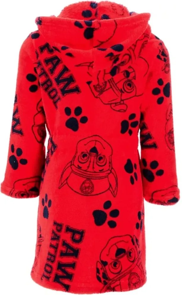Chlapecký župan s kapucí Paw Patrol, EU 104 Červená