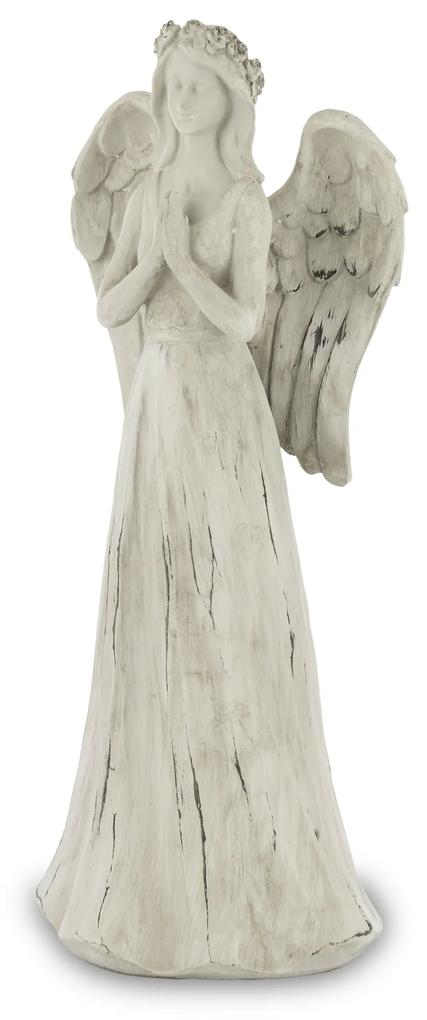 Dekorační figurka anděl s patinou 152727