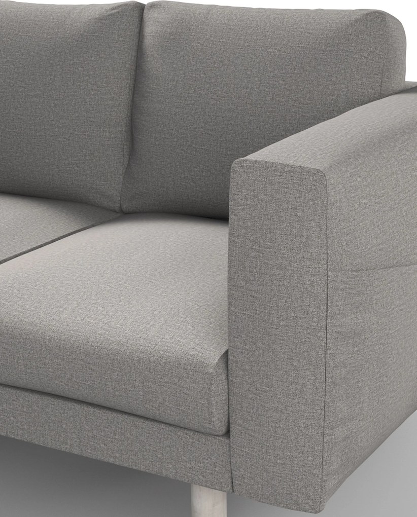 Potah na pohovku IKEA Norsborg 3-místná barva šedá látka pletený vzor