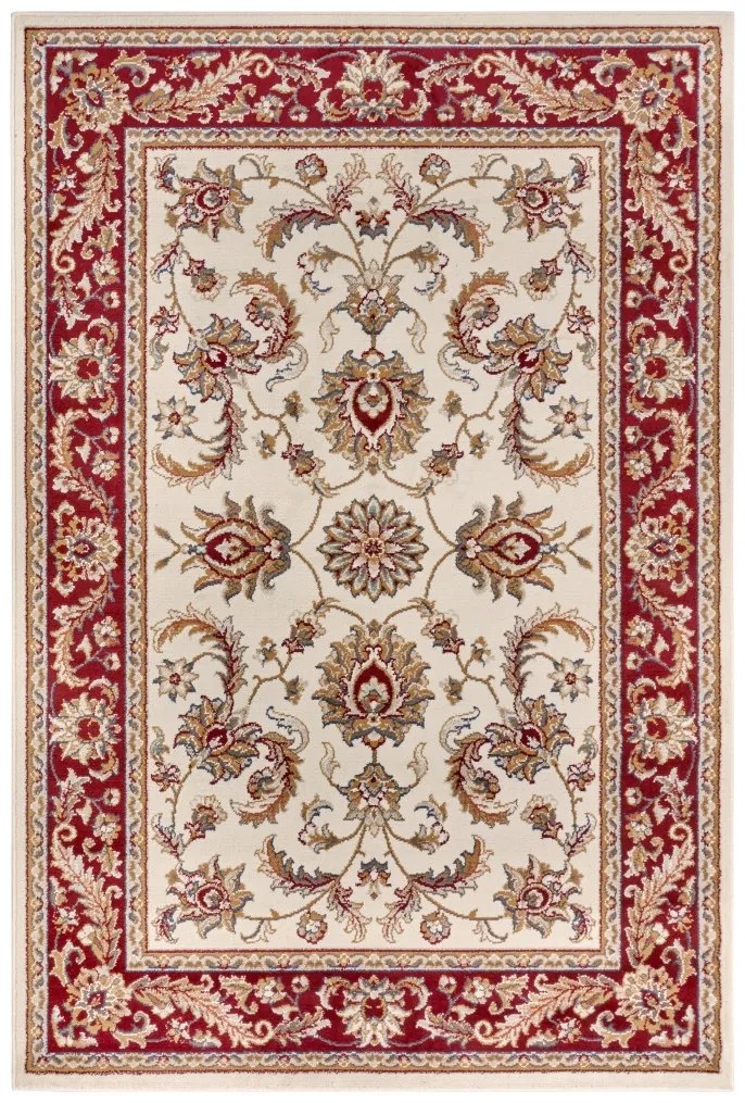 Hanse Home, Kusový koberec Luxor 105643 Reni Cream Red, 160x235, červená, ložnice
