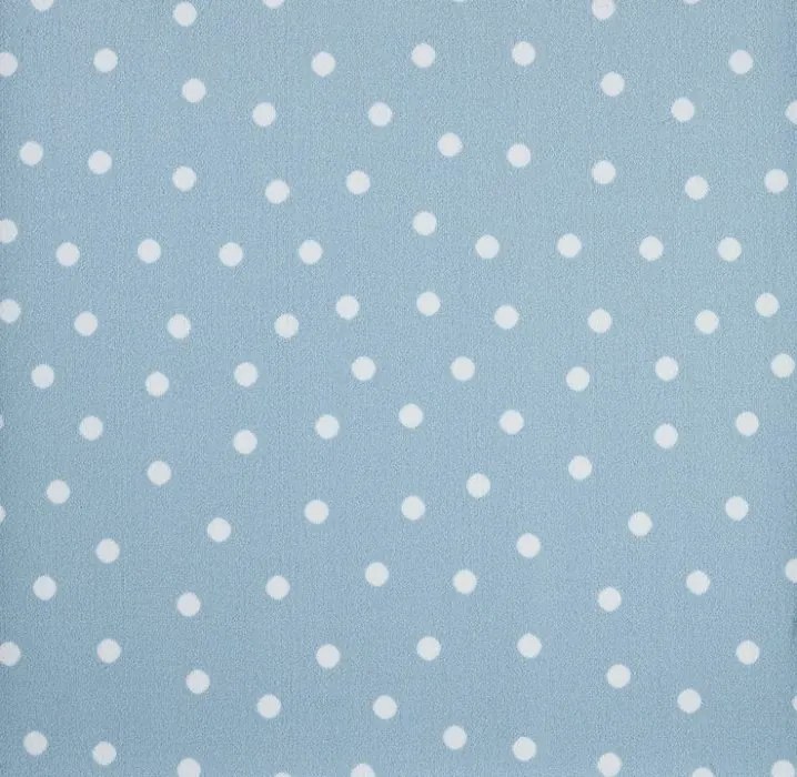 Dětský koberec Puntík modrý 1 m2 Dětský koberec Puntík modrý - SLEVA