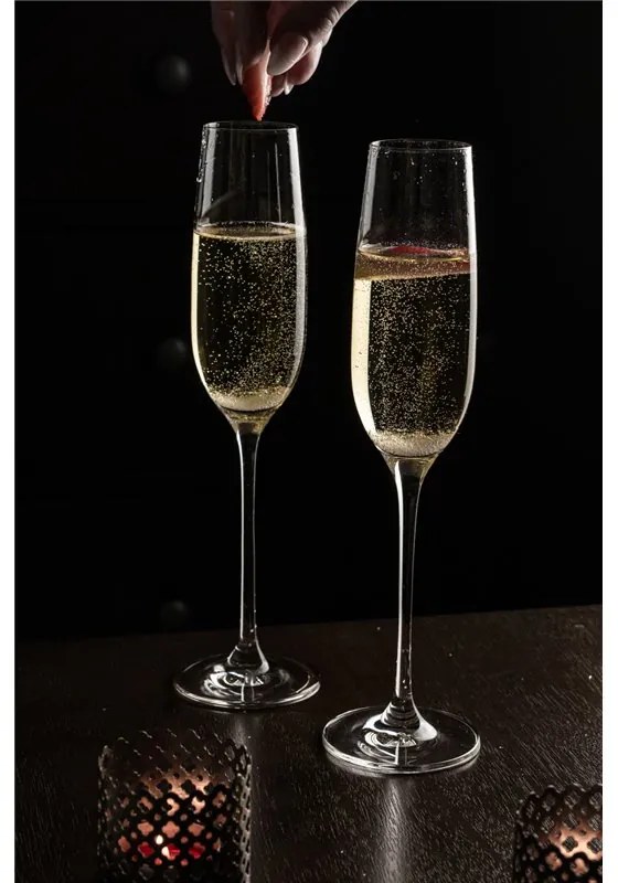 Dekorant svatby Svatební sklenice na šampaňské Moda 200 ml 2KS