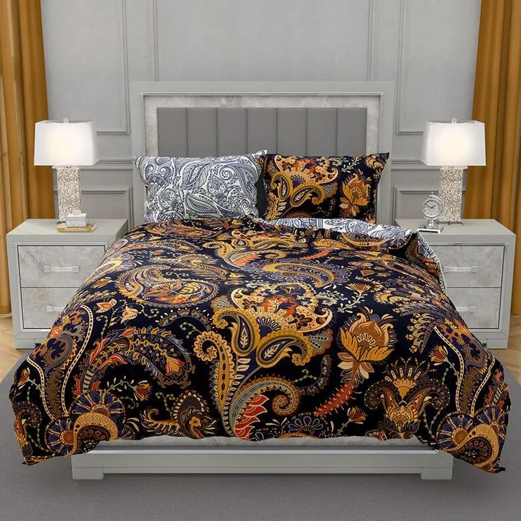 Saténové ložní povlečení BOHEMIAN DREAM standardní délka