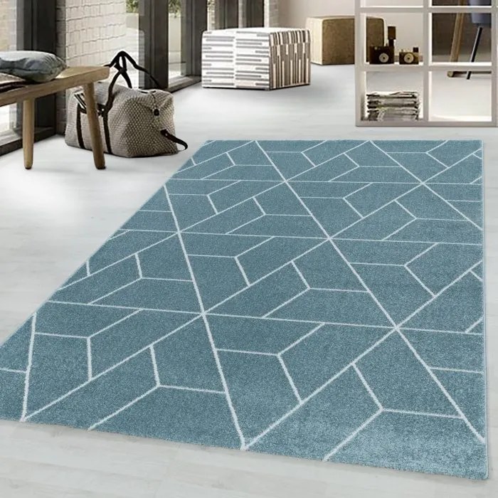 Vopi | Kusový koberec Efor 3715 blue - 200 x 290 cm