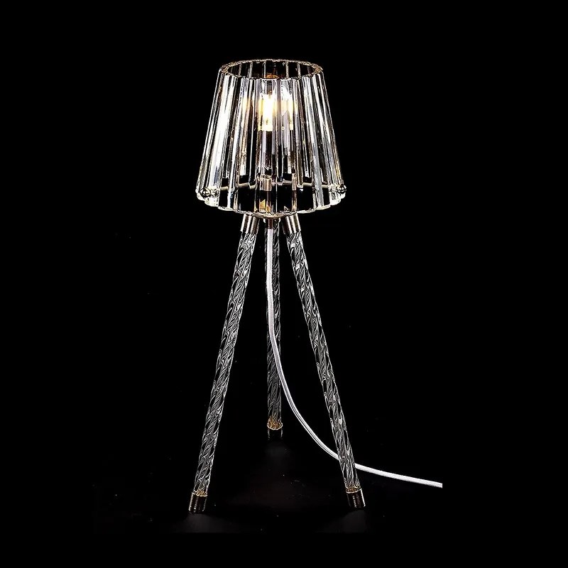 Moderní stolní lampa HOOPS CRYSTAL 01-TL-NI-HCC - ARTGLASS