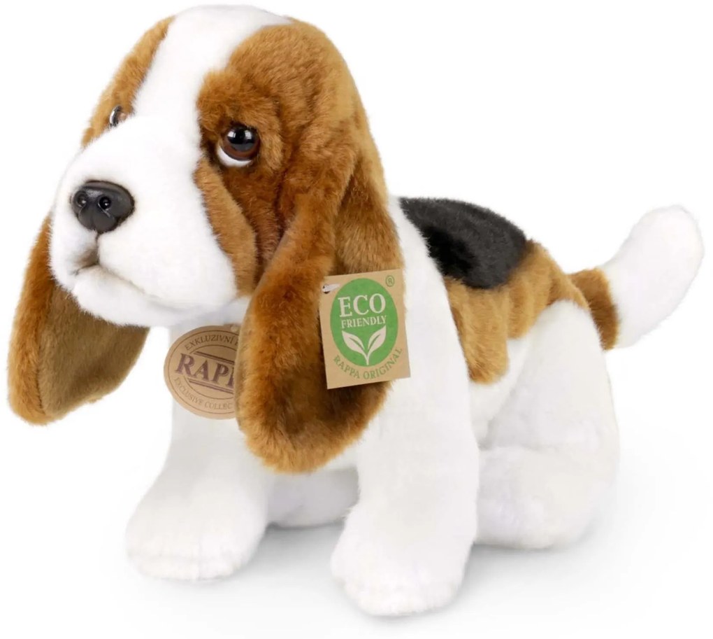 Plyšák rappa plyšový basset 32 cm, eco-friendly