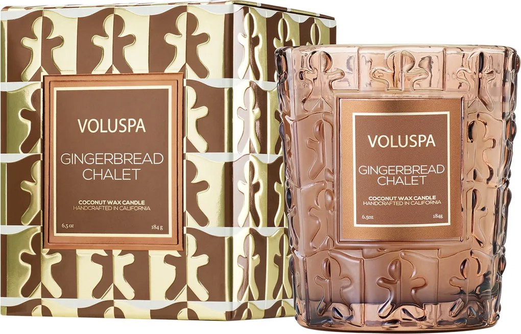 Voluspa svíčka Gingerbread Chalet, 184 g