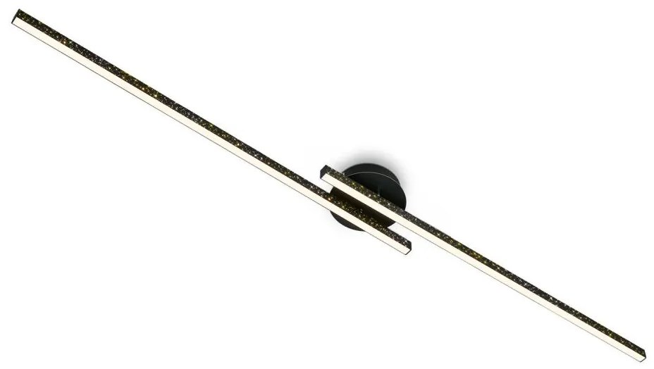 Briloner 3717-025 - LED Přisazený lustr REY 2xLED/12W/230V černá 3717-025