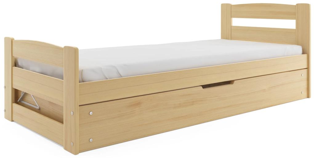 BMS Group Dětská postel s úložným prostorem ERNIE 200x90 Barva postele: Bílá