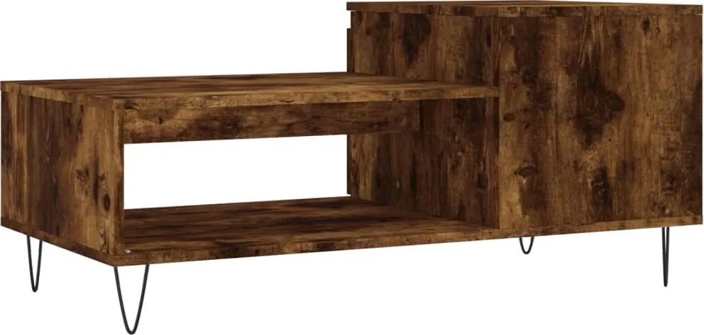 vidaXL Konferenční stolek 100x50x45 cm kompozitní dřevo [830833] Barva: dub sonoma