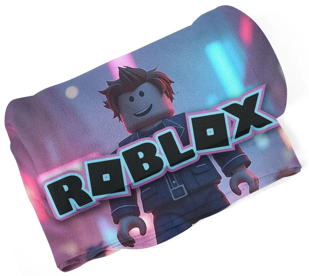 Sablio Deka ROBLOX Neonové město - 150x120 cm