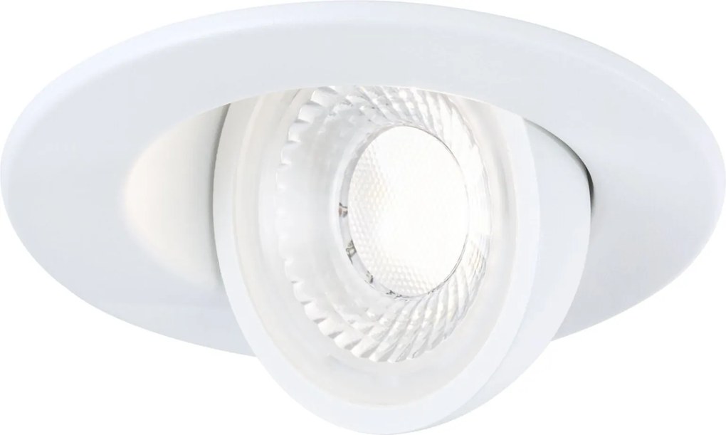 P 92411 LED vestavné svítidlo Zina IP65 5W / 8W 230V stmívatelné 2700 - 4000K bílá mat - PAULMANN