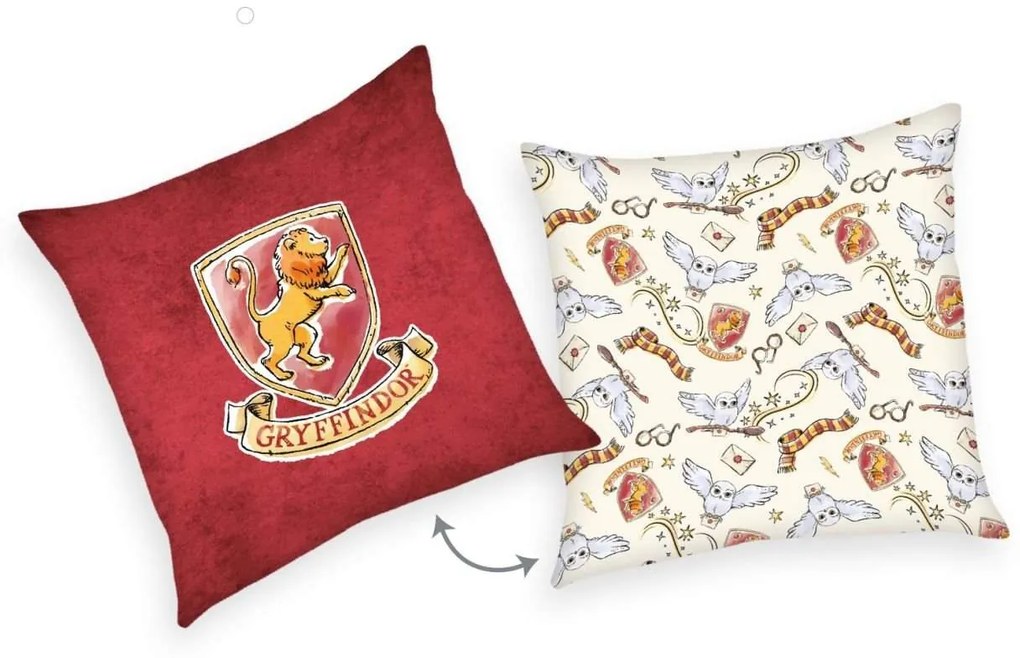 HERDING Polštářek Harry Potter burgund Polyester, 40/40 cm