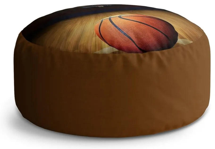 Taburet Circle basketbal, hnědá