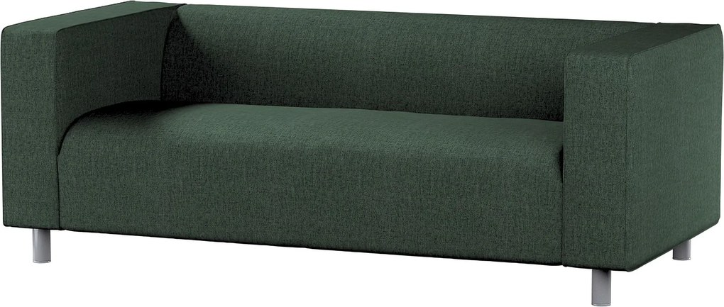 Potah na pohovku IKEA Klippan 2-místná barva zelená látka pletený vzor