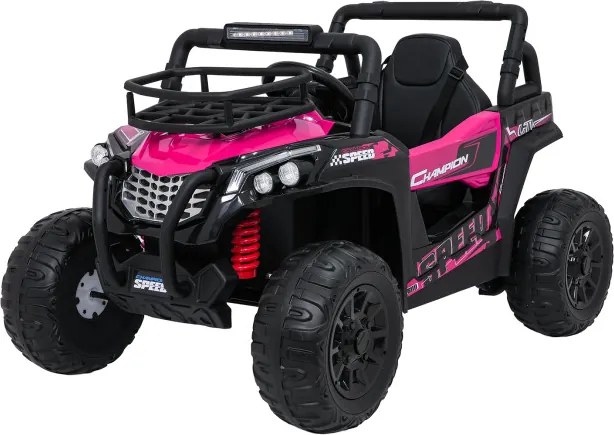 Elektrické terénní autíčko UTV LIFT růžové