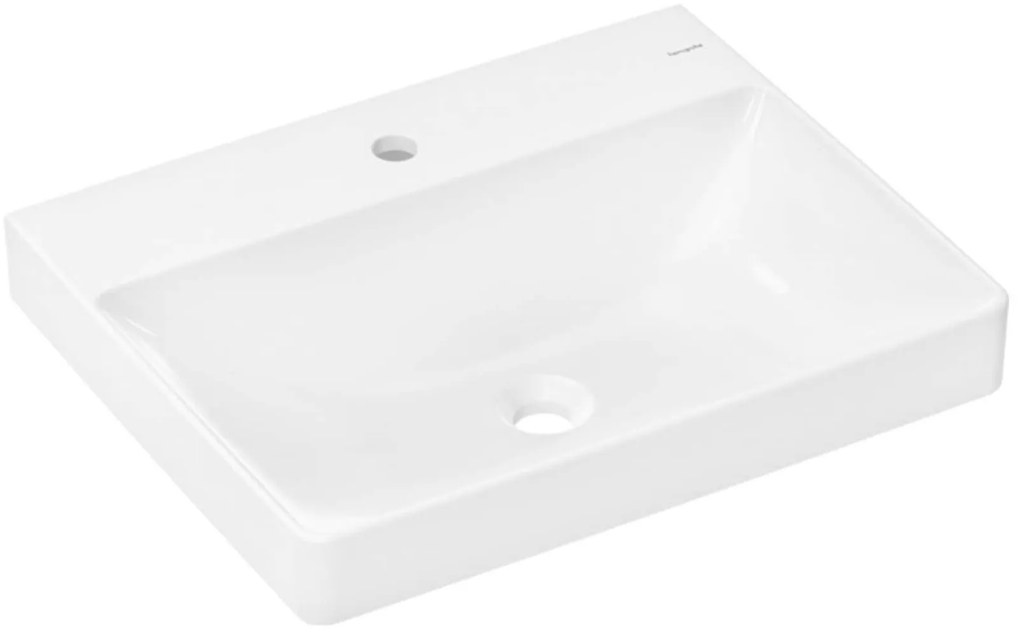 Hansgrohe Xelu Q - Umyvadlo, 60x48 cm, bez přepadu, otvor pro baterii, bílá 60317450