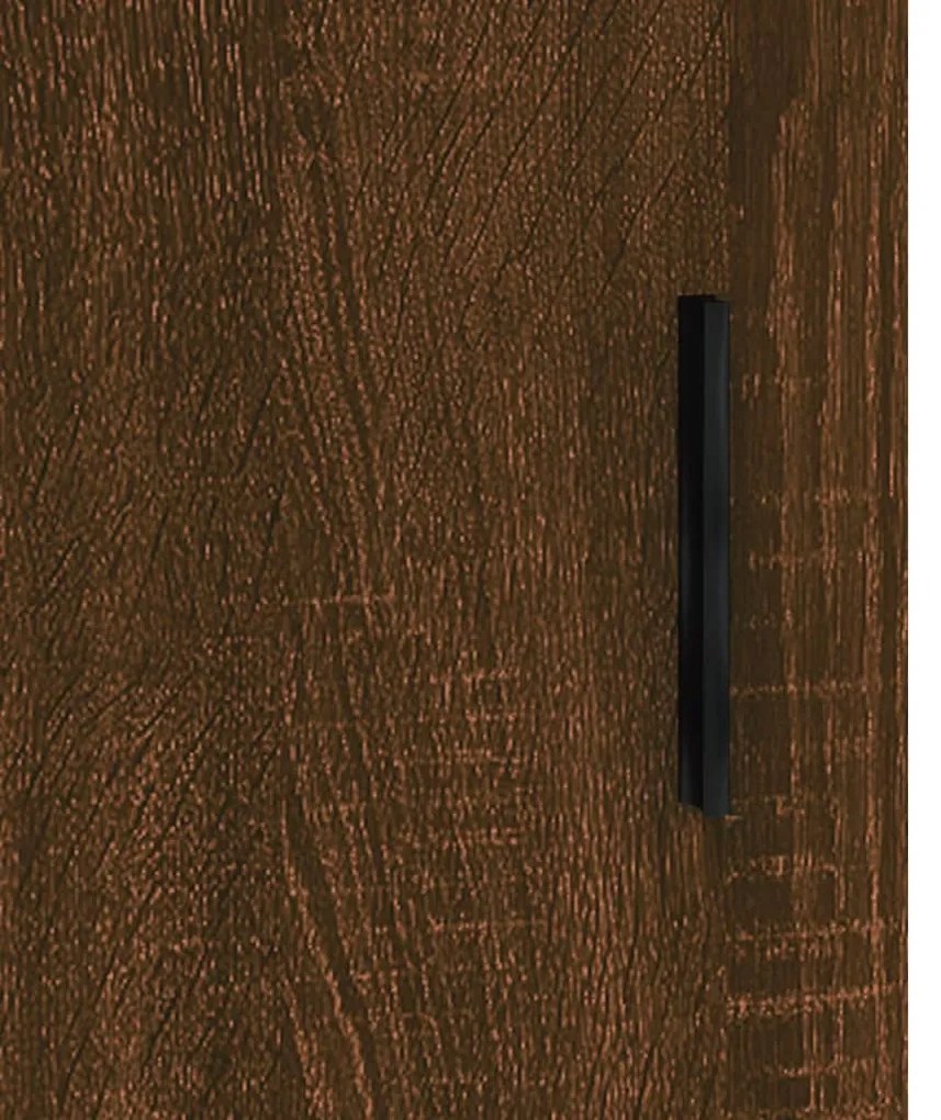 Skříň highboard hnědý dub 69,5 x 34 x 180 cm kompozitní dřevo,  3195810