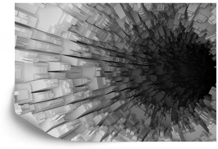 Fototapeta Abstraktní Tunel 3D Hladký vinyl 104x70.5