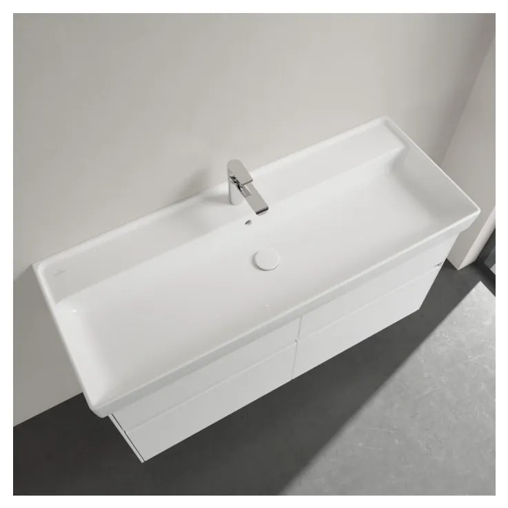 Villeroy & Boch Villeroy &amp; Boch COLLARO - Umyvadlo na skříňku 1200x470x160 mm, bez přepadu, bílá Alpin CeramicPlus 4A33C2R1