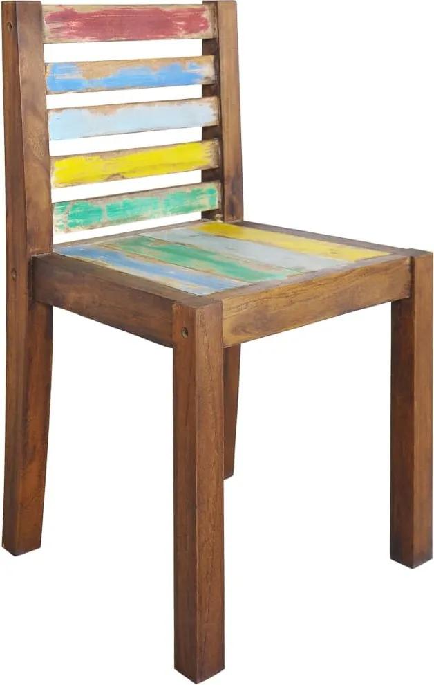 vidaXL Jídelní židle 6 ks masivní recyklované dřevo [3082891]