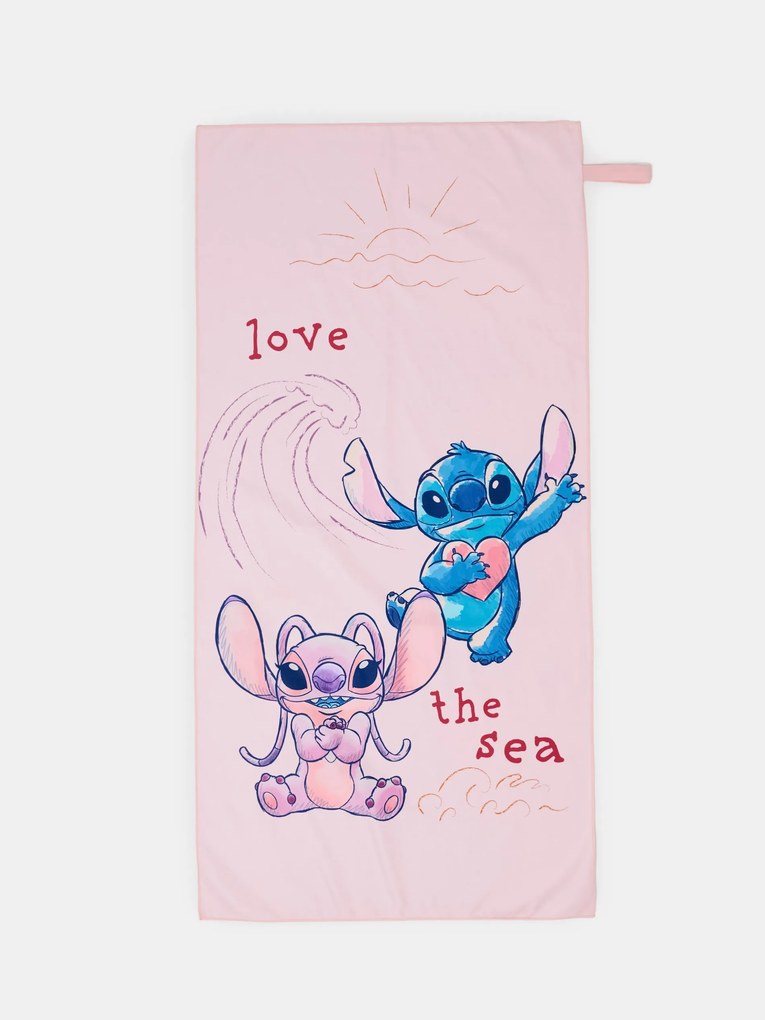 Sinsay - Rychleschnoucí ručník Lilo & Stitch - béžová