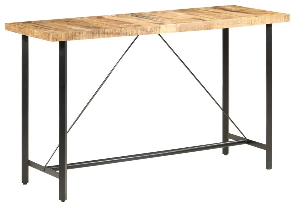 Barový stůl 180 x 70 x 107 cm hrubé mangovníkové dřevo 286613
