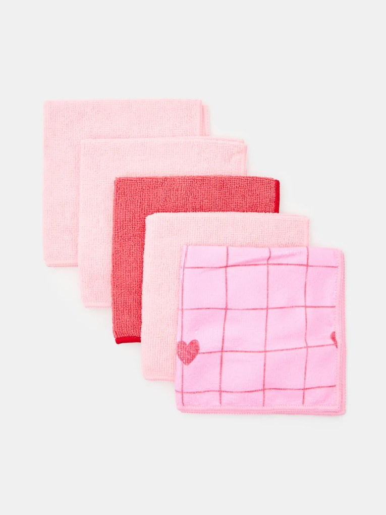 Sinsay - Sada utěrek z mikrovlákna 5 pack - vícebarevná