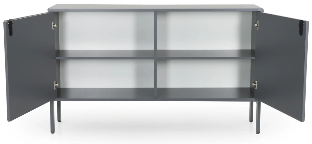TENZO Dřevěná komoda UNO 148cm šedá 9008554014