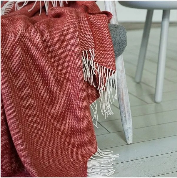 LinenMe Terra Cota Cotton Throw Valeria