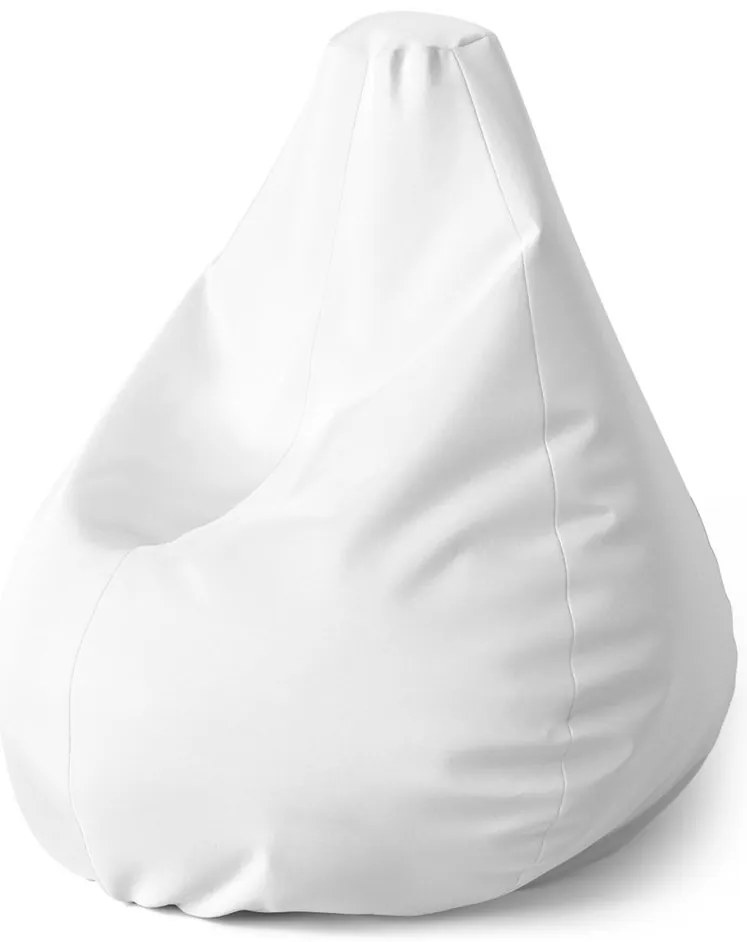 Sedací vak Pear bílá, bílá